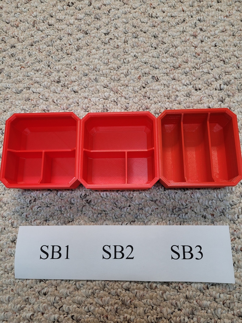Packout Custom Square Thin Bins - 10 Options - Etsy