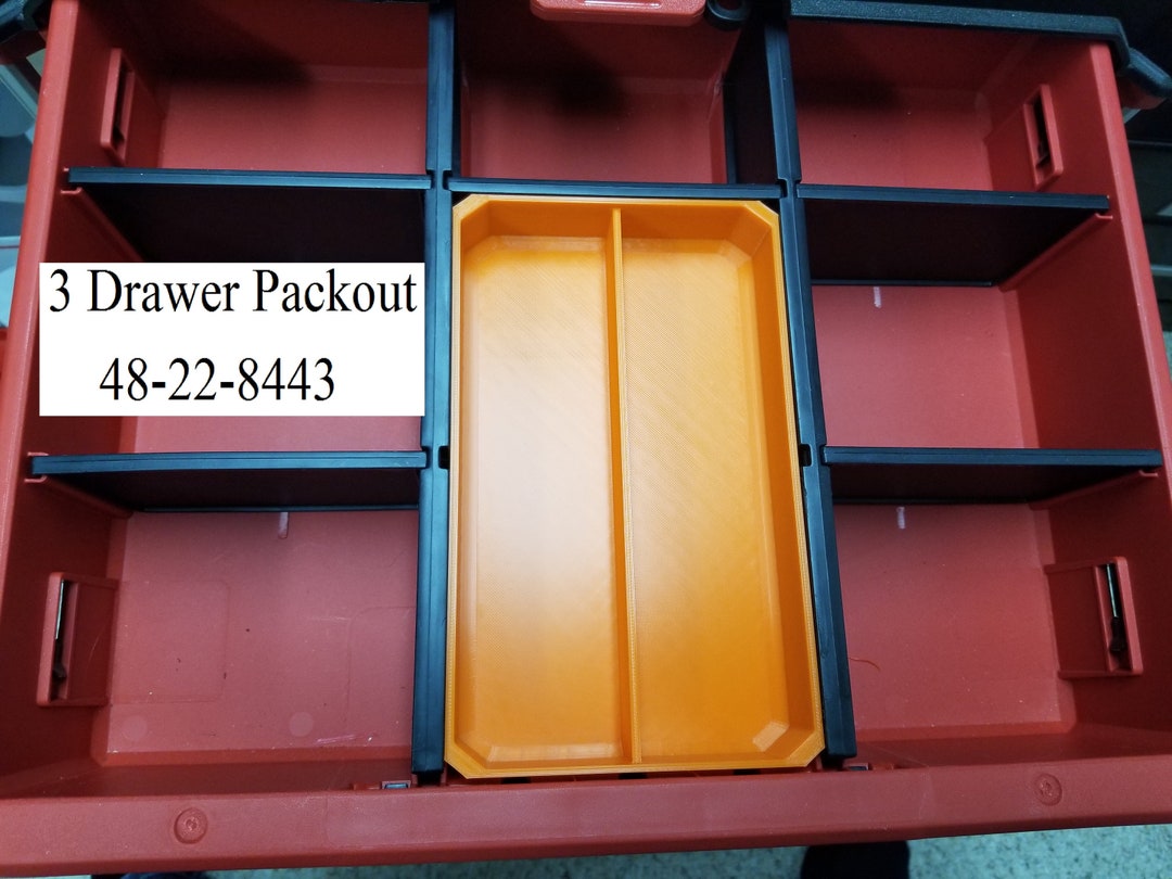 Packout 3 Drawer TOP DOUBLE SIZE Stacking Bins - 8 Options - Etsy