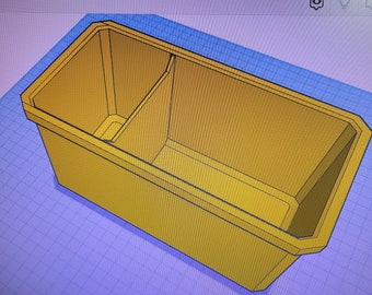 Packout TALL Half Bin 2 Compartments - Etsy