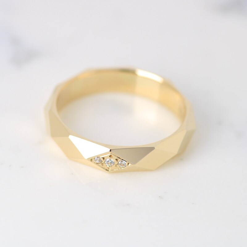 Geometric Ring - Etsy