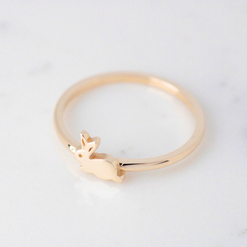Rabbit Ring - Etsy