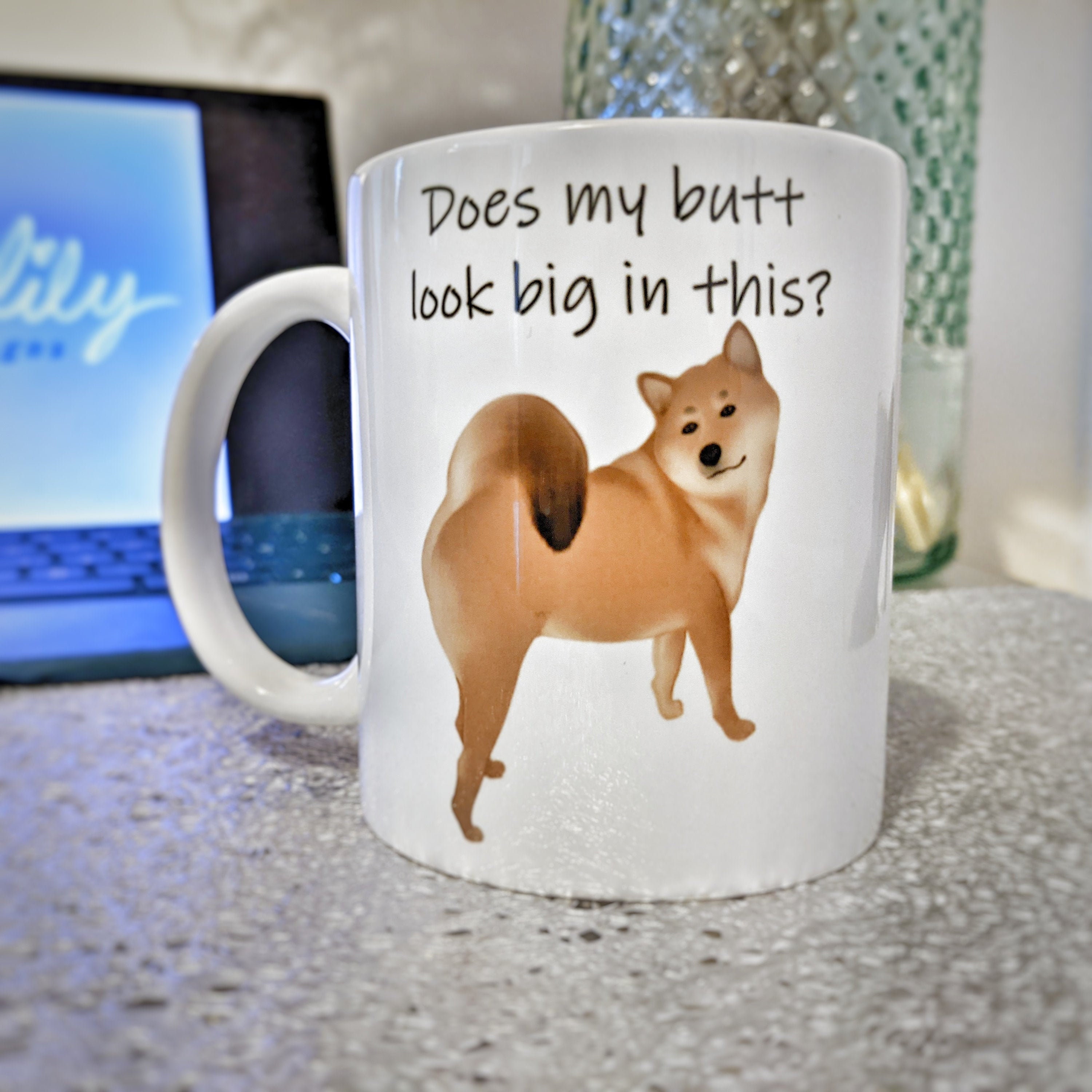 Drink & Barware Kitchen & Dining Doge Dog Shiba Inu Dog Mug Smiling ...