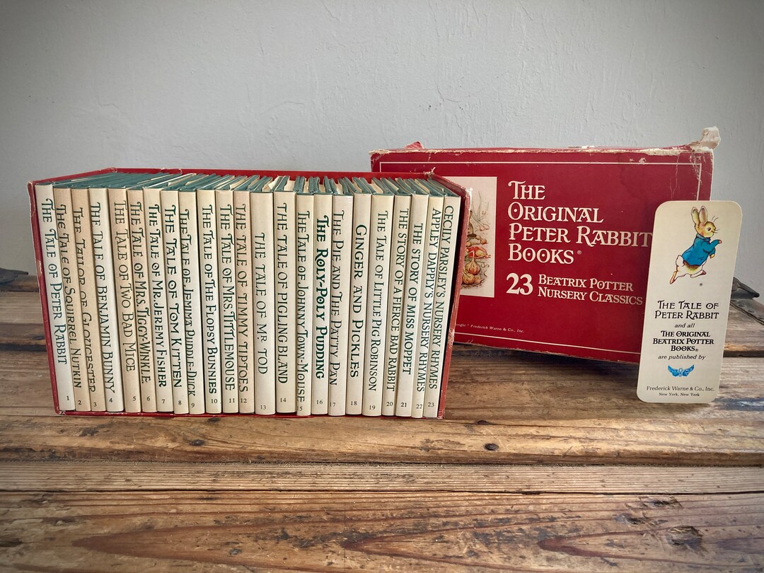 1980s the Original Peter Rabbit Books Complete Set of 23, Beatrix ...