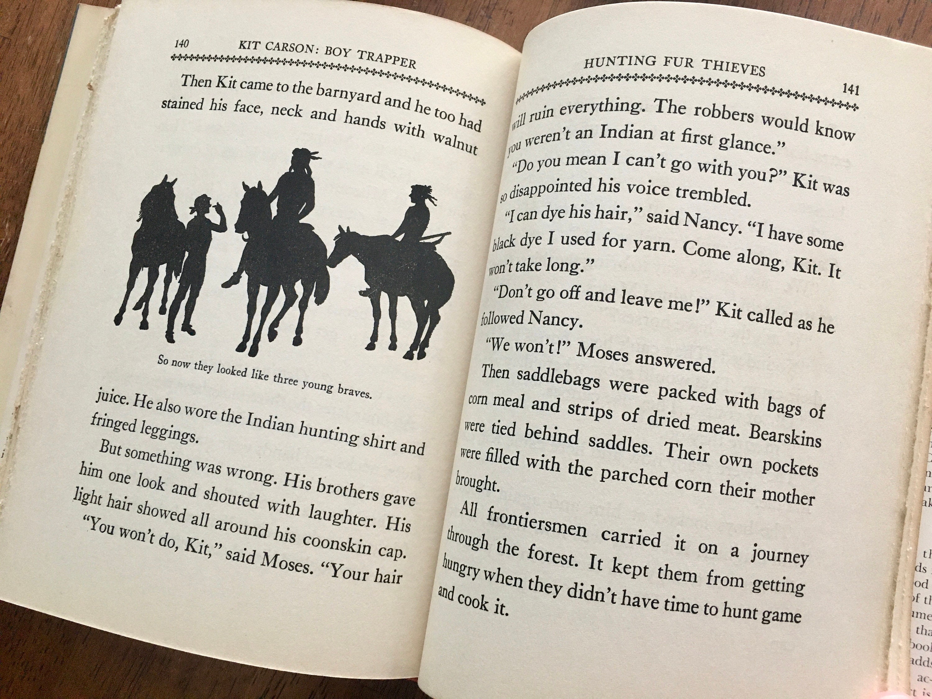 1945 Kit Carson: Boy Trapper by Augusta Stevenson, HC/DJ Childhood of ...