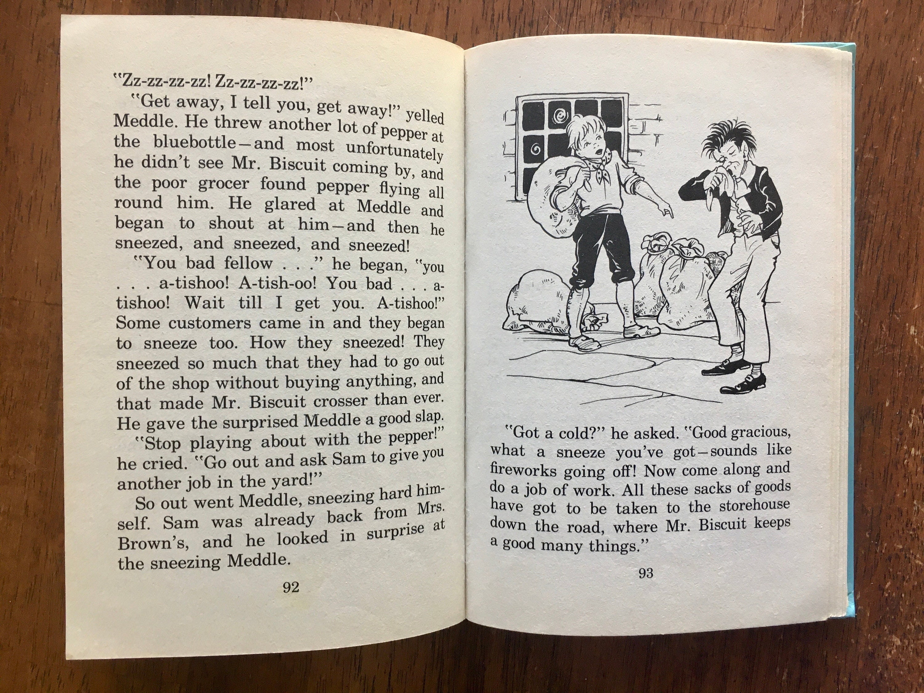 1970 Mr. Meddle's Muddles by Enid Blyton, HC, Illustrated by Rene Cloke ...
