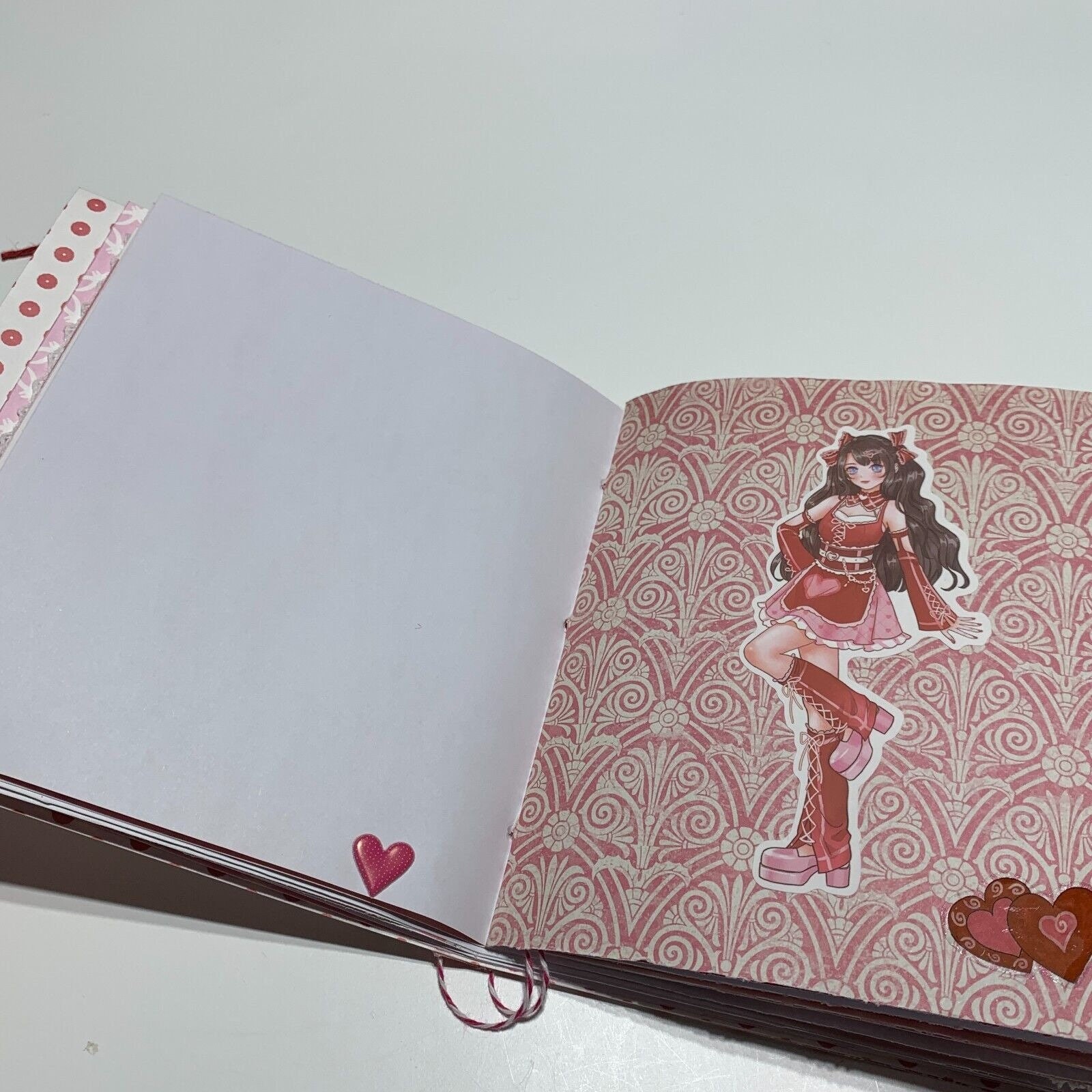 Anime Junk Journal, Handmade Manga Journaling 6 X 6 56 Pages - Etsy