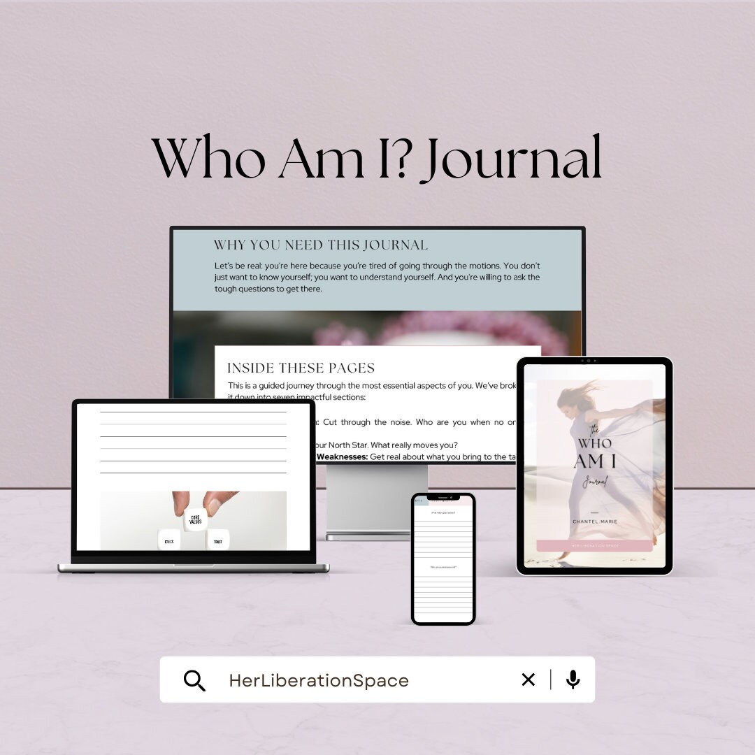 Who Am I? | Self Reflection Workbook for Women | Instant Download ...