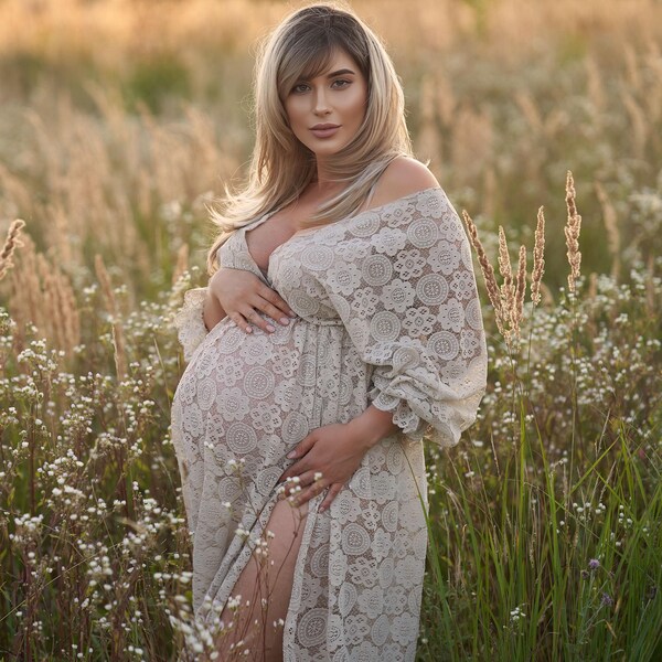 Lace Maternity Dress - Etsy