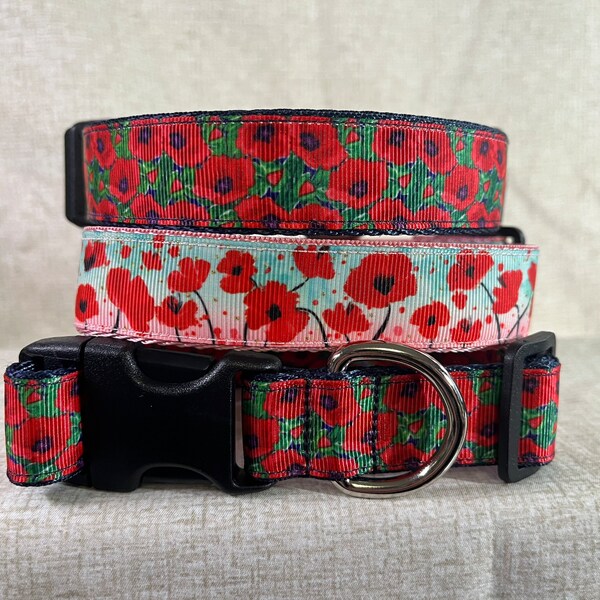 Poppy Flower Collar - Etsy