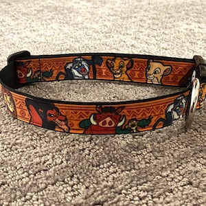 Lion Pet Collar. Simba, Nala, Scar, Mufasa, Timon, Pumba, Rafiki. 1 ...