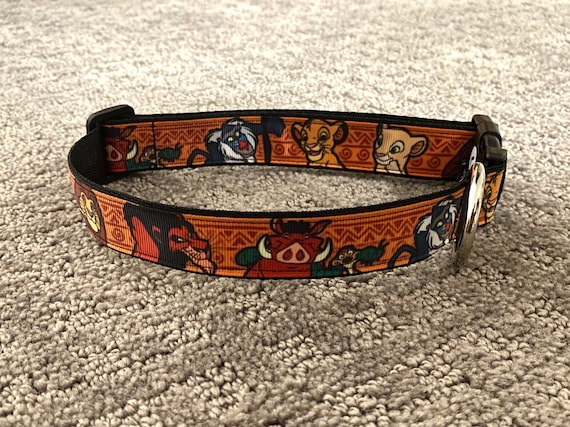 Lion Pet Collar. Simba Nala Scar Mufasa Timon Pumba | Etsy