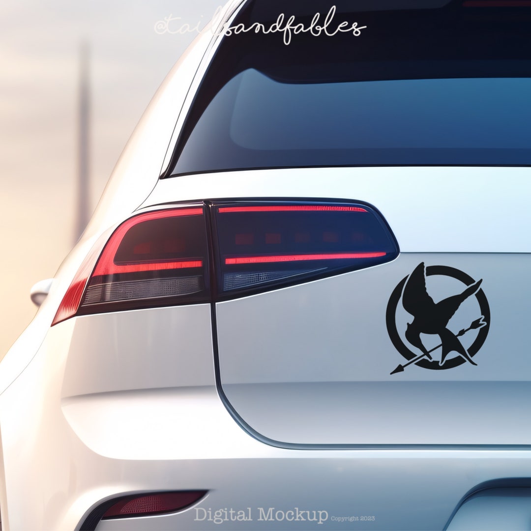 Hunger Games, Mockingjay Decal, Katniss Everdeen's Pin as a Sticker ...