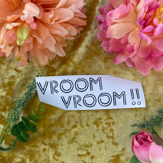 Vroom Vroom Car Decal Bumper Sticker Waterproof Weather - Etsy UK