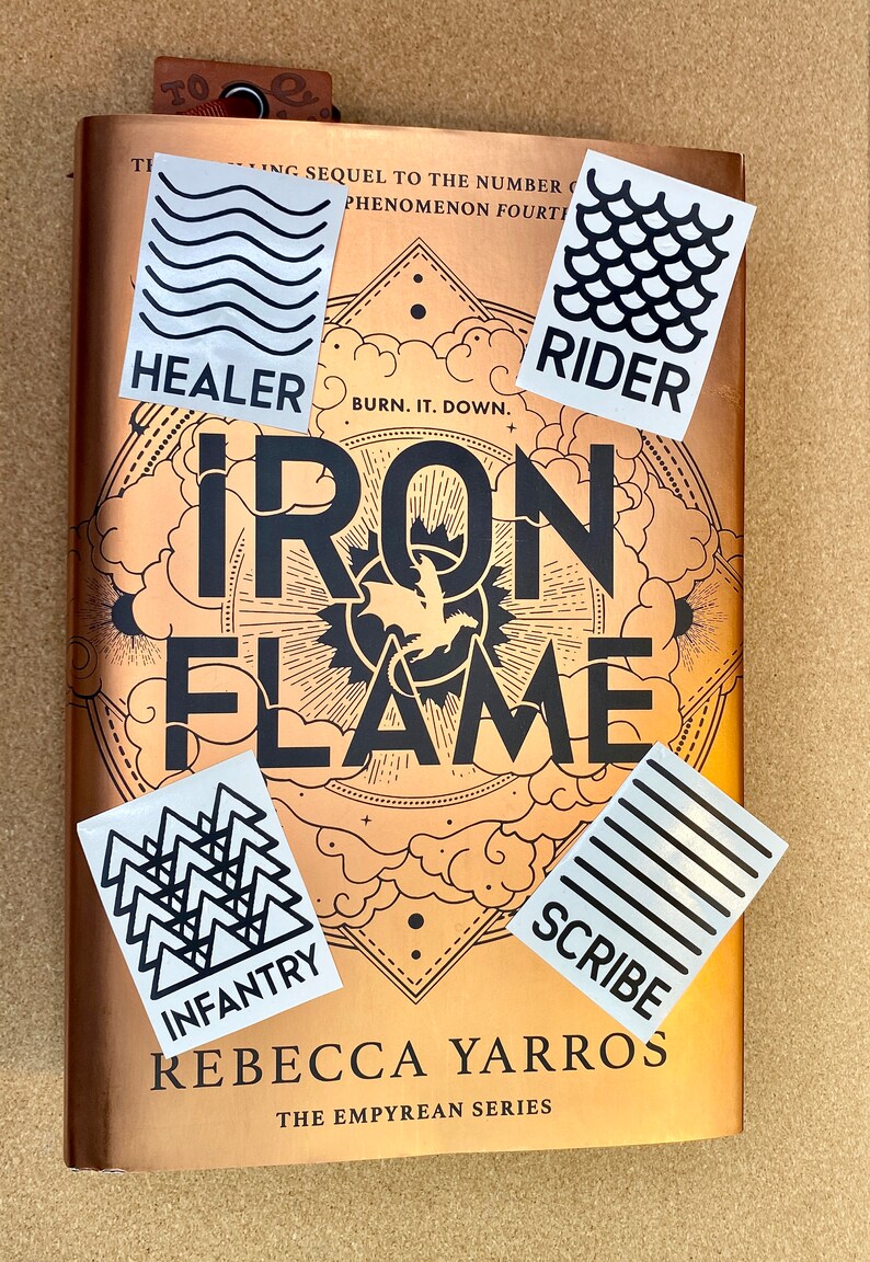 Fourth Wing Decal Sticker Dragon Rider Healer Scribe - Etsy
