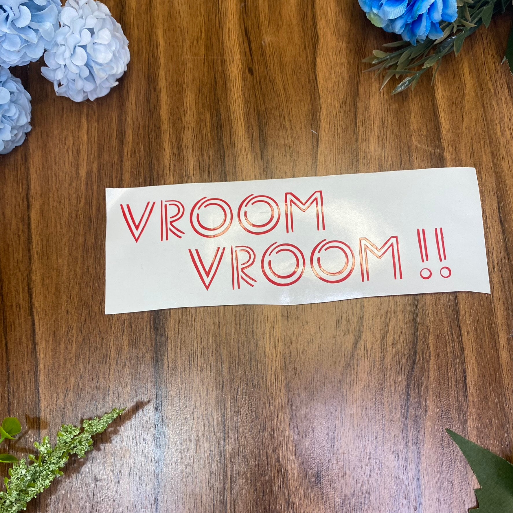 Vroom, Vroom Car Decal, Bumper Sticker, Waterproof, Weather Proof, Non ...