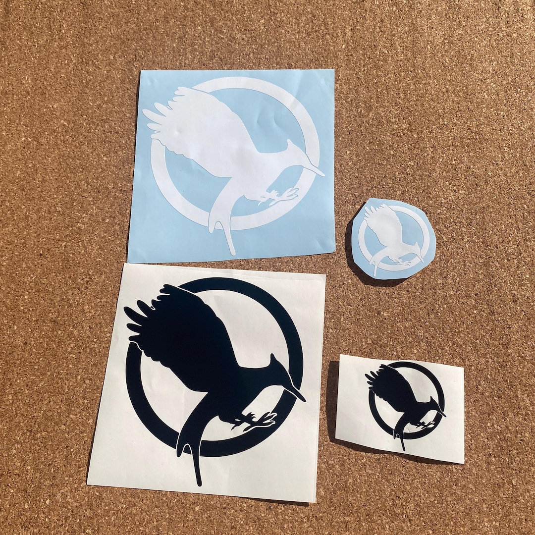 Hunger Games, Catching Fire Mocking Jay Decal, Katniss Everdeen Sticker ...