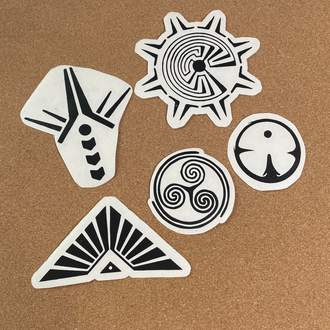 The 100 Clans Sigil, Crest - Trikru, Skaikru, CW TV Show, Skaikru Decal ...