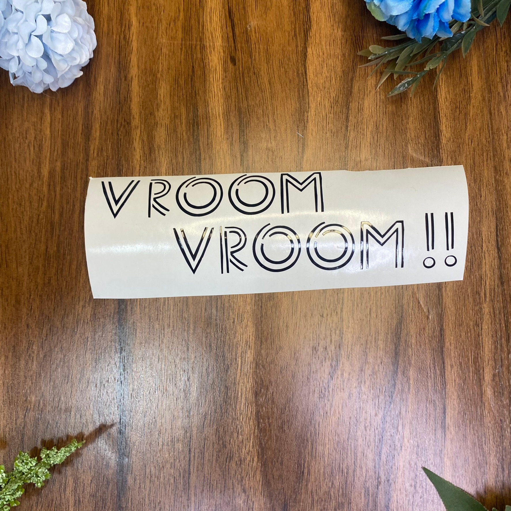 Vroom, Vroom Car Decal, Bumper Sticker, Waterproof, Weather Proof, Non ...