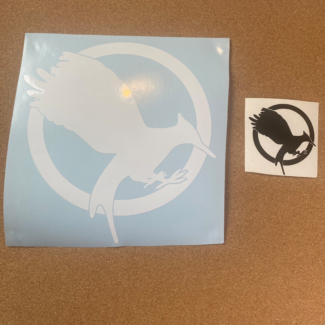 Hunger Games, Catching Fire Mocking Jay Decal, Katniss Everdeen Sticker ...
