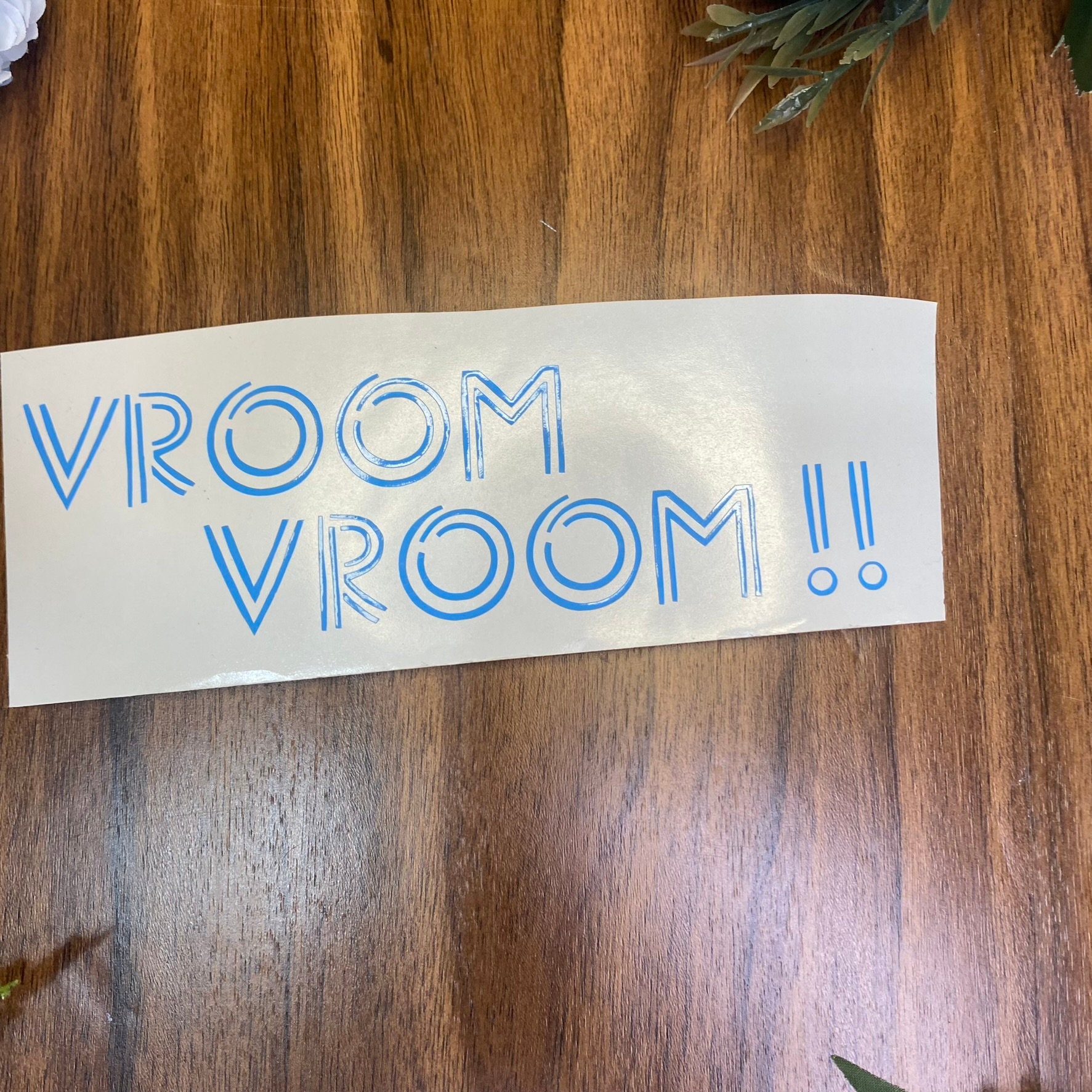 Vroom, Vroom Car Decal, Bumper Sticker, Waterproof, Weather Proof, Non ...