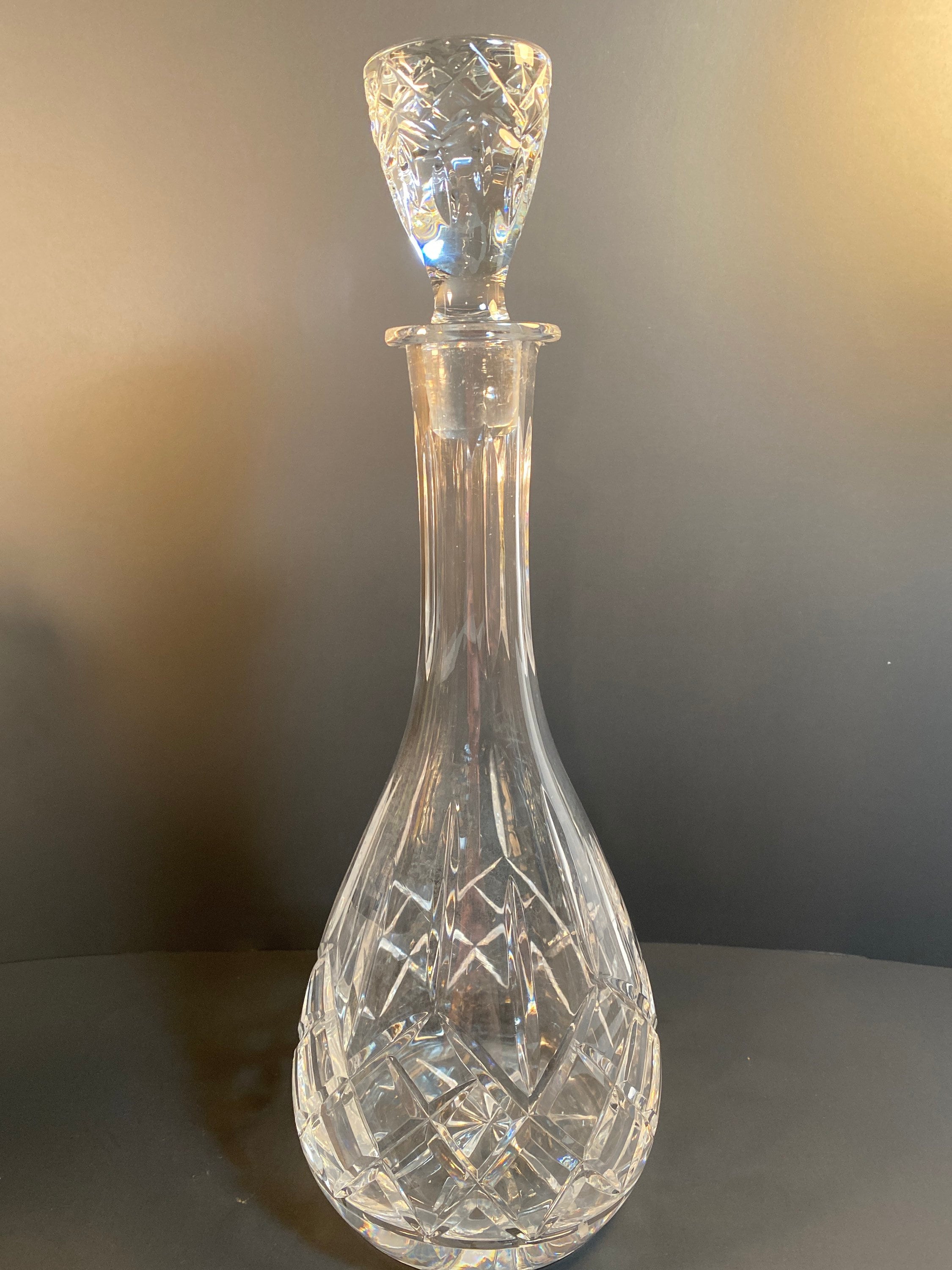 Crystal Decanter With Stopper - Etsy