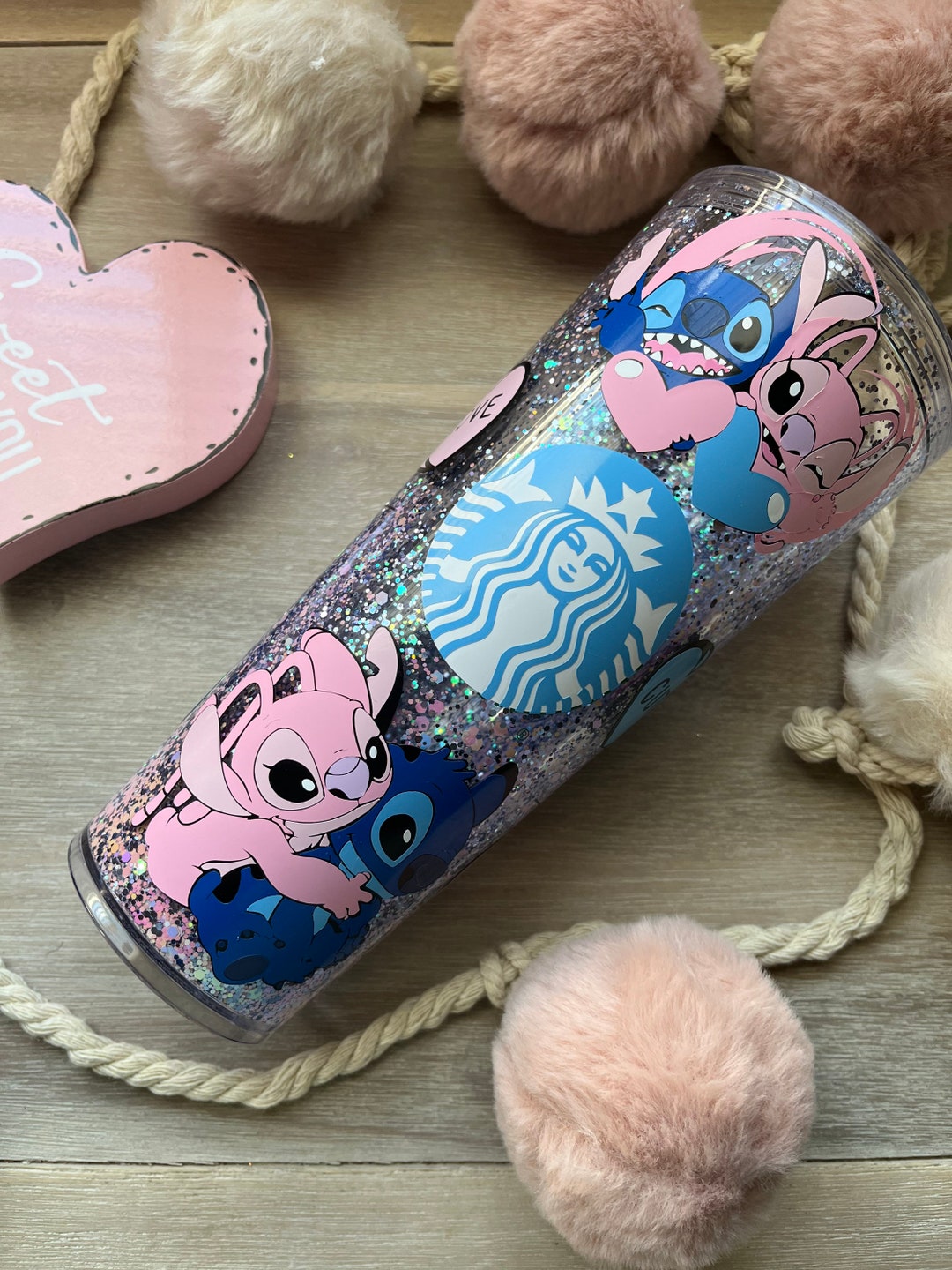 Stitch Valentines Snowglobe Stitch Valentines Cups Disney Starbucks ...