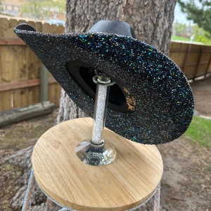 Black Cowgirl Hat With Rhinestones. Western Wedding. Country - Etsy