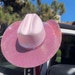 Pink Rhinestone Cowgirl Hat. Western Wedding. Country Concert. Space ...