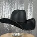 Rimmed Rhinestone Cowgirl Hat. Western Wedding. Country - Etsy