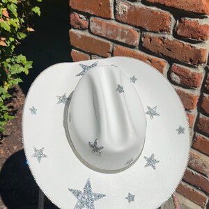 Star Rhinestone Cowgirl Hat. Western Wedding. Country Concert. Space ...