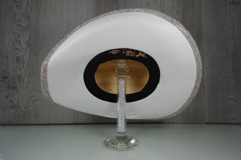 Rimmed Rhinestone Cowgirl Hat. Western Wedding. Country - Etsy