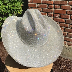 Fully Covered Rhinestone Cowgirl Hat. (western Wedding Gift. Country ...