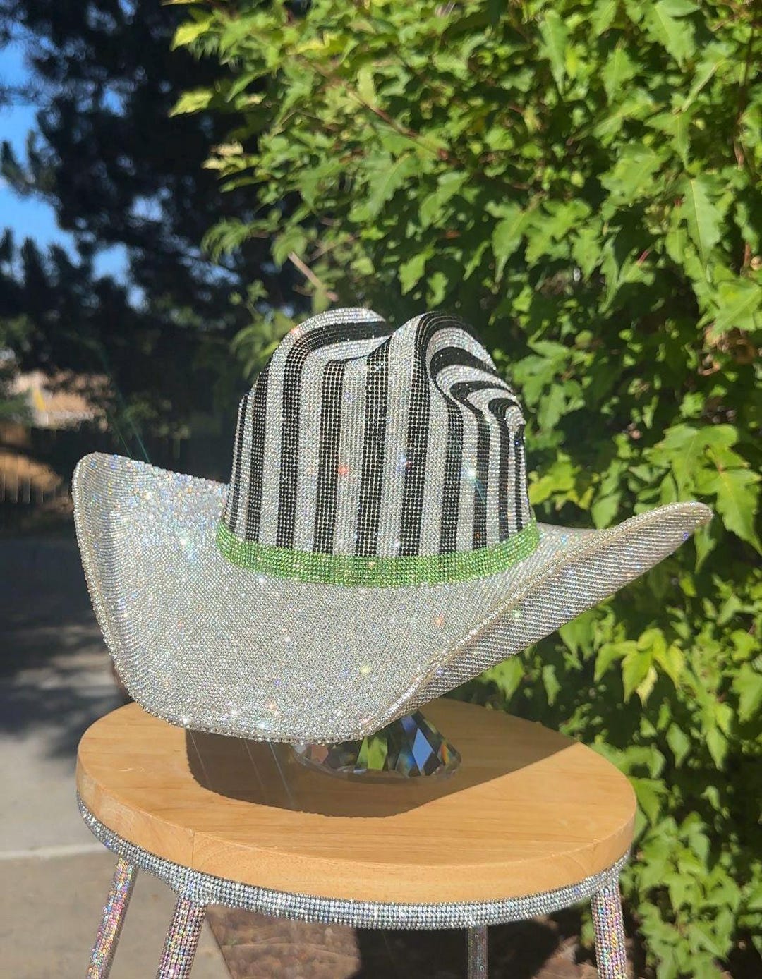 Beetlejuice Halloween! Fully Covered Rhinestone Cowgirl Hat. Space ...