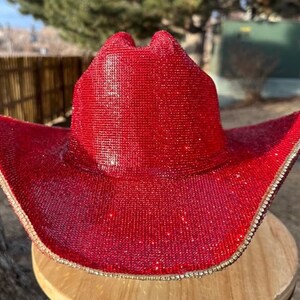 Fully Covered Rhinestone Cowgirl Hat. Western Wedding. Country - Etsy
