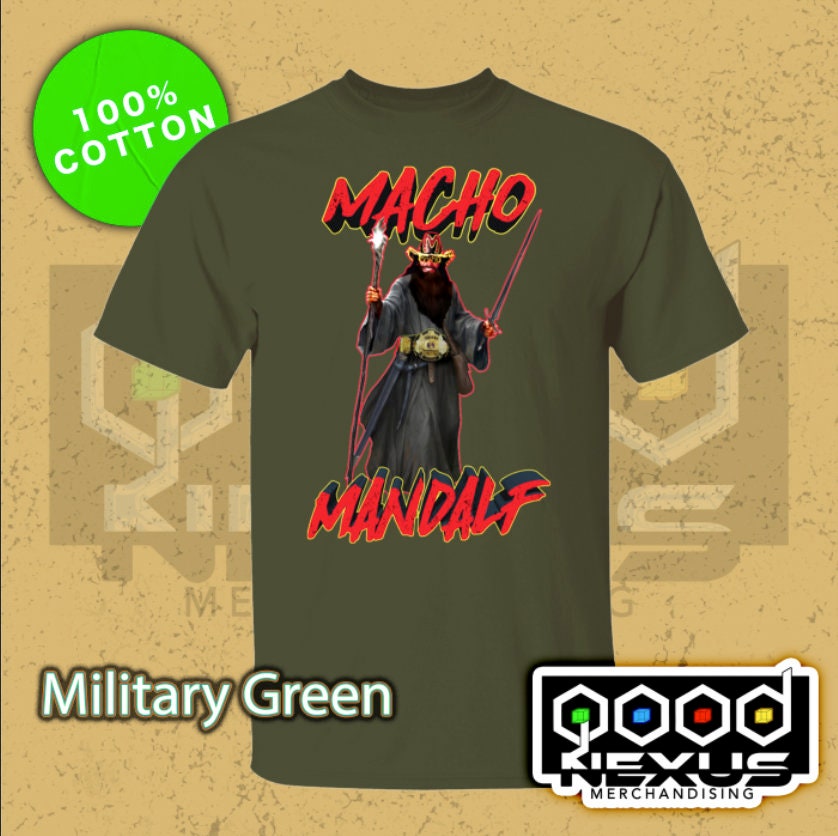 Macho Mandalf 5.3 oz. camiseta - Etsy España