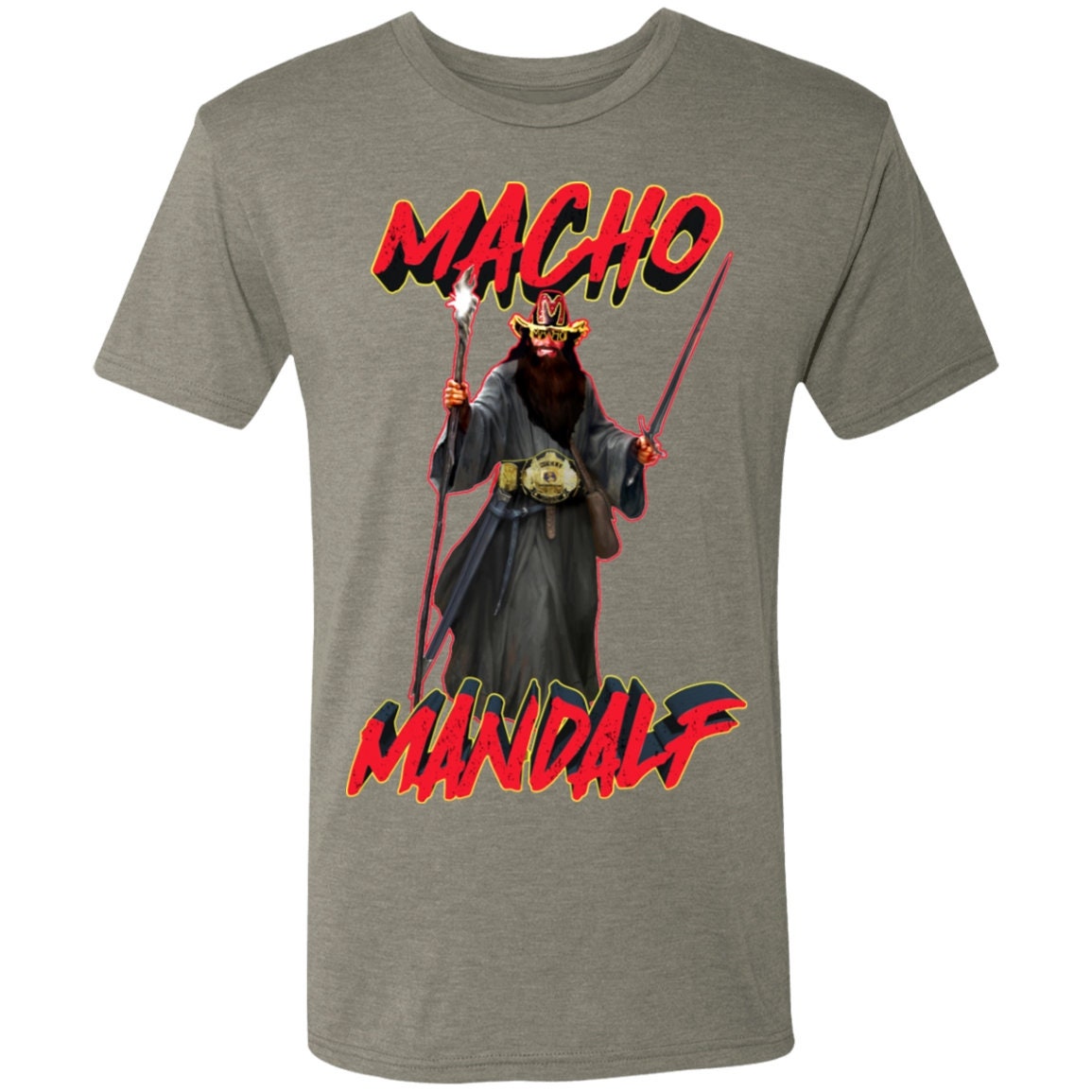 Macho Mandalf Triblend T-Shirt | Etsy
