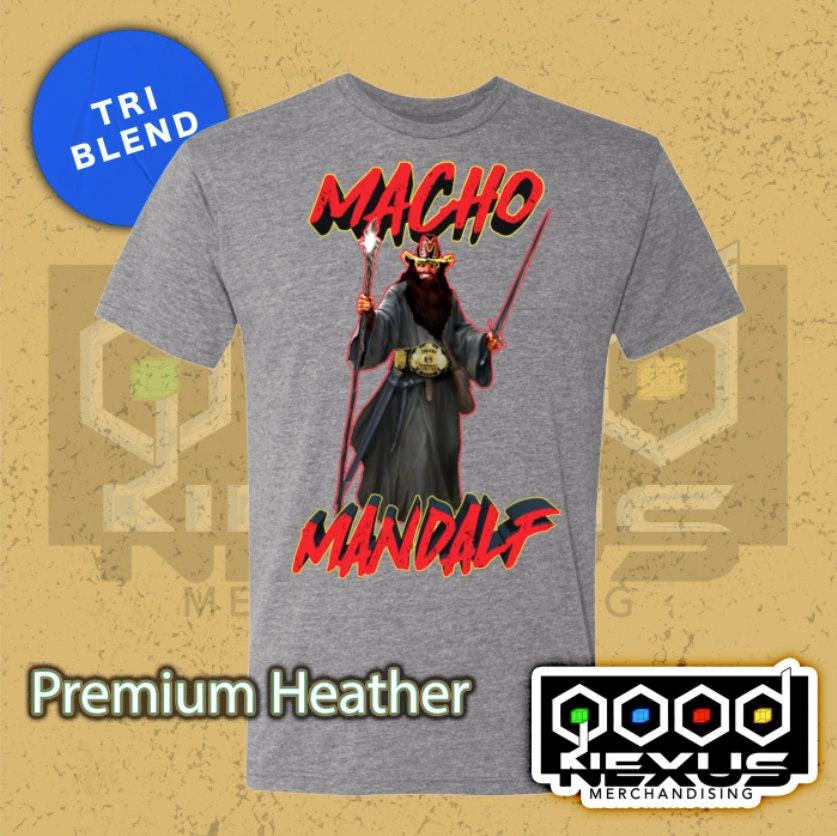Macho Mandalf Triblend T-shirt - Etsy UK