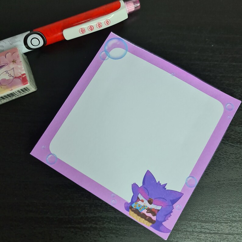 Pokemon Notepad Fanart Mimikyu, Pichu, Ninetails, Farfetch, Gengar ...