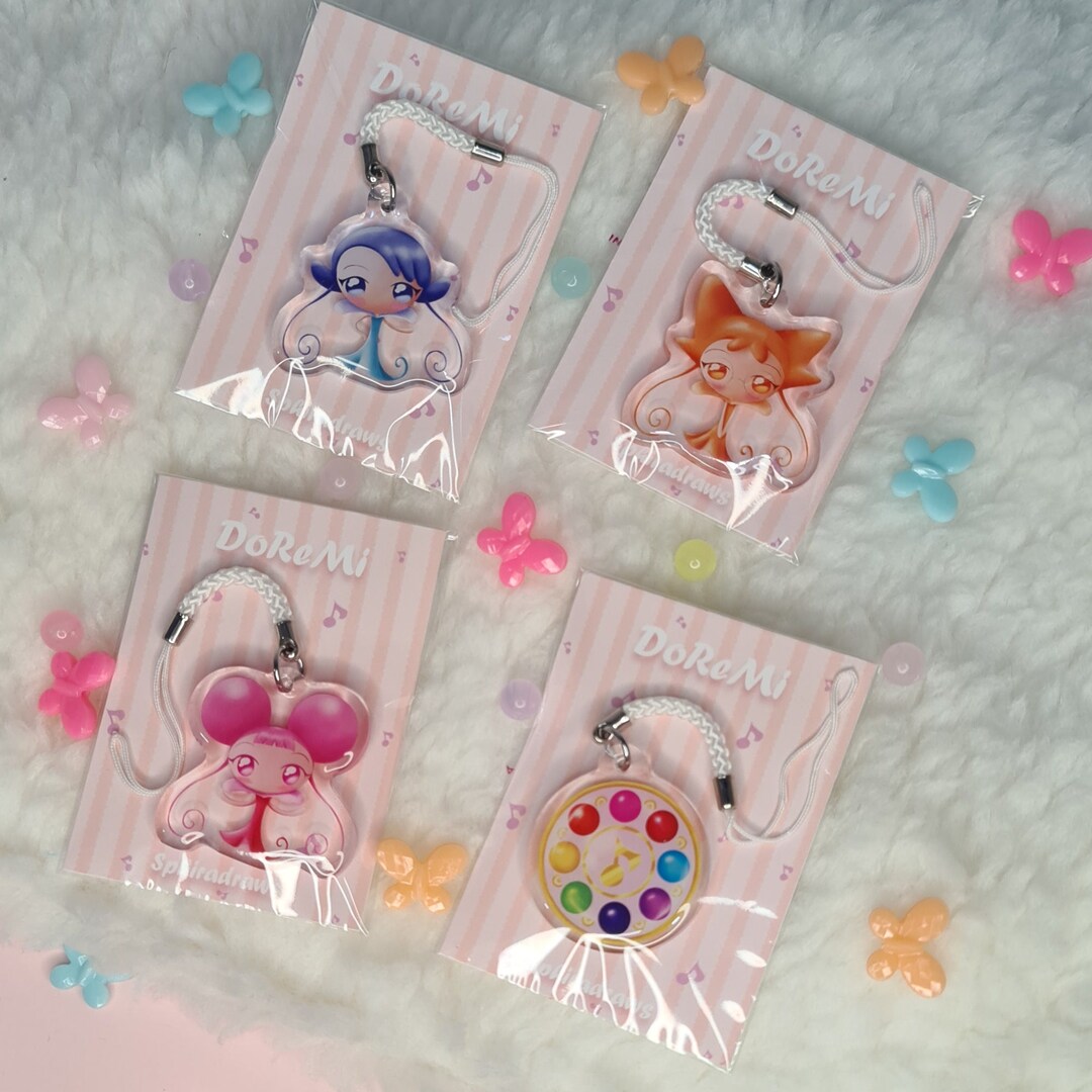 Magical Doremi - Dodo - Rere - Mimi - Trinket - Fanart - Acrylic Charms ...