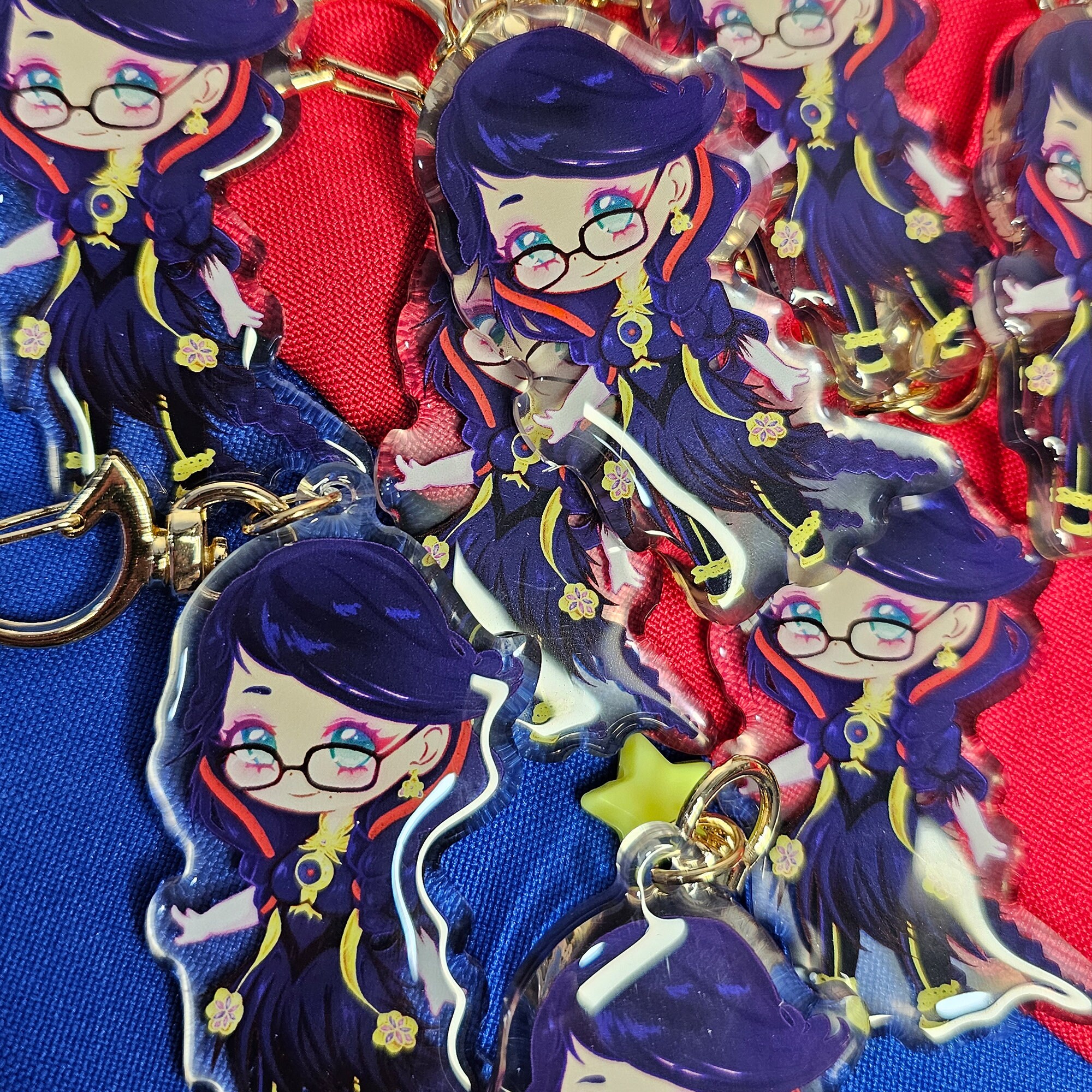 Chibi Bayonetta Fanart Acrylic Keychain Charms - Etsy