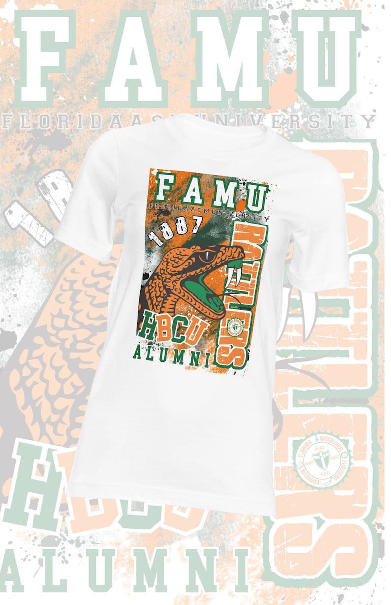 FAMU Rattlers Sublimation Shirt - Florida A&M University HBCU - Etsy