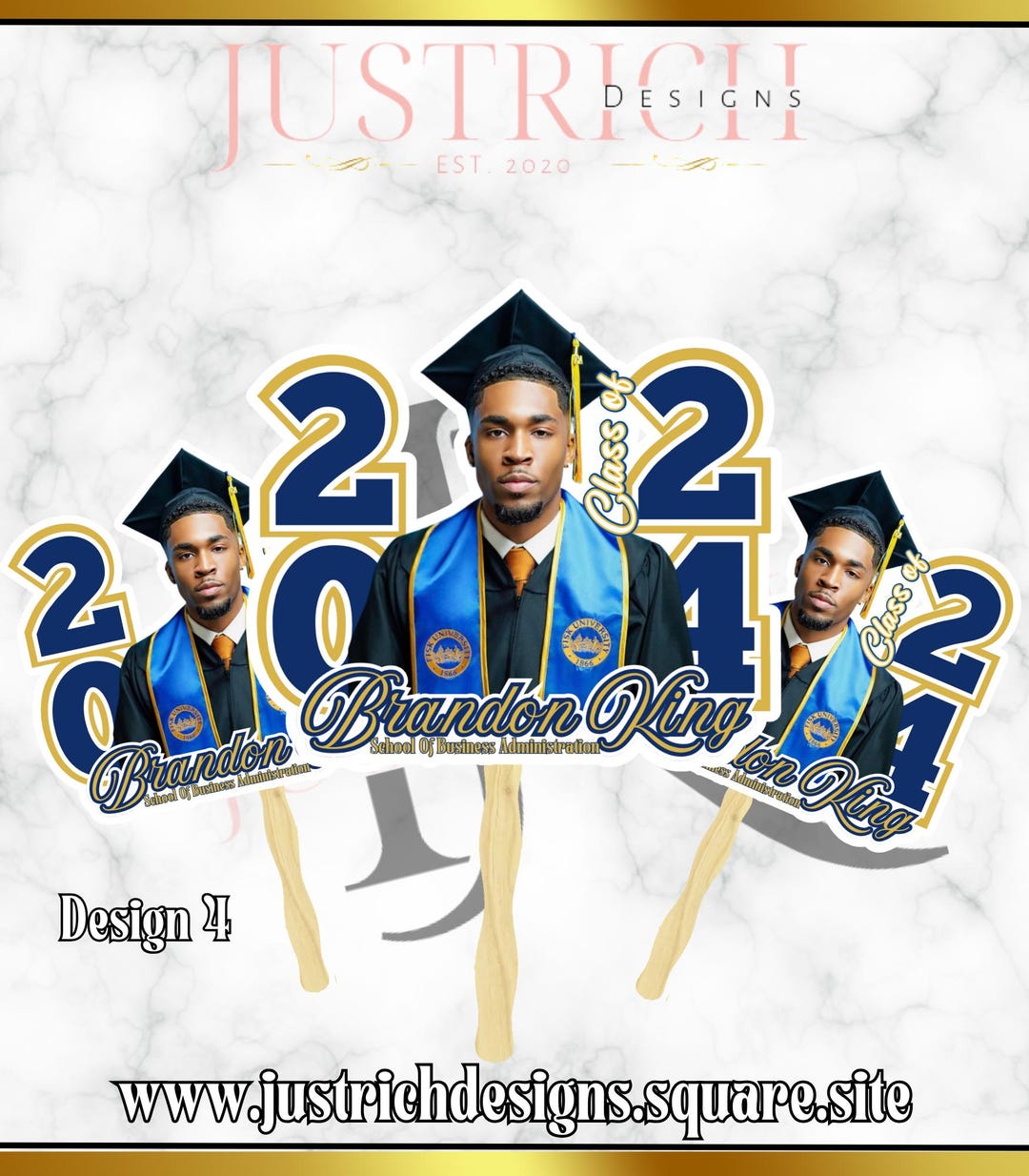 Graduation Fans Graduation Favors Grad Fans High School Graduation ...