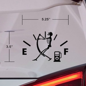 Funny Gas Tank Stickers for Car, High Gas Price Fuel Gauge Cap Decal ...