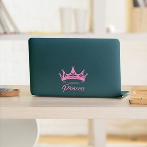 Die Cut Princess Crown Sticker Decal for Car, Laptops, Girls Room Wall ...