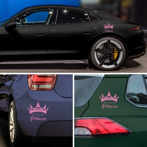 Die Cut Princess Crown Sticker Decal for Car, Laptops, Girls Room Wall ...