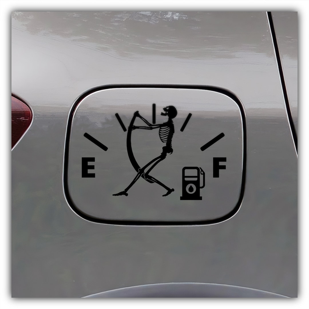 Funny Gas Tank Stickers for Car, High Gas Price Fuel Gauge Cap Decal ...