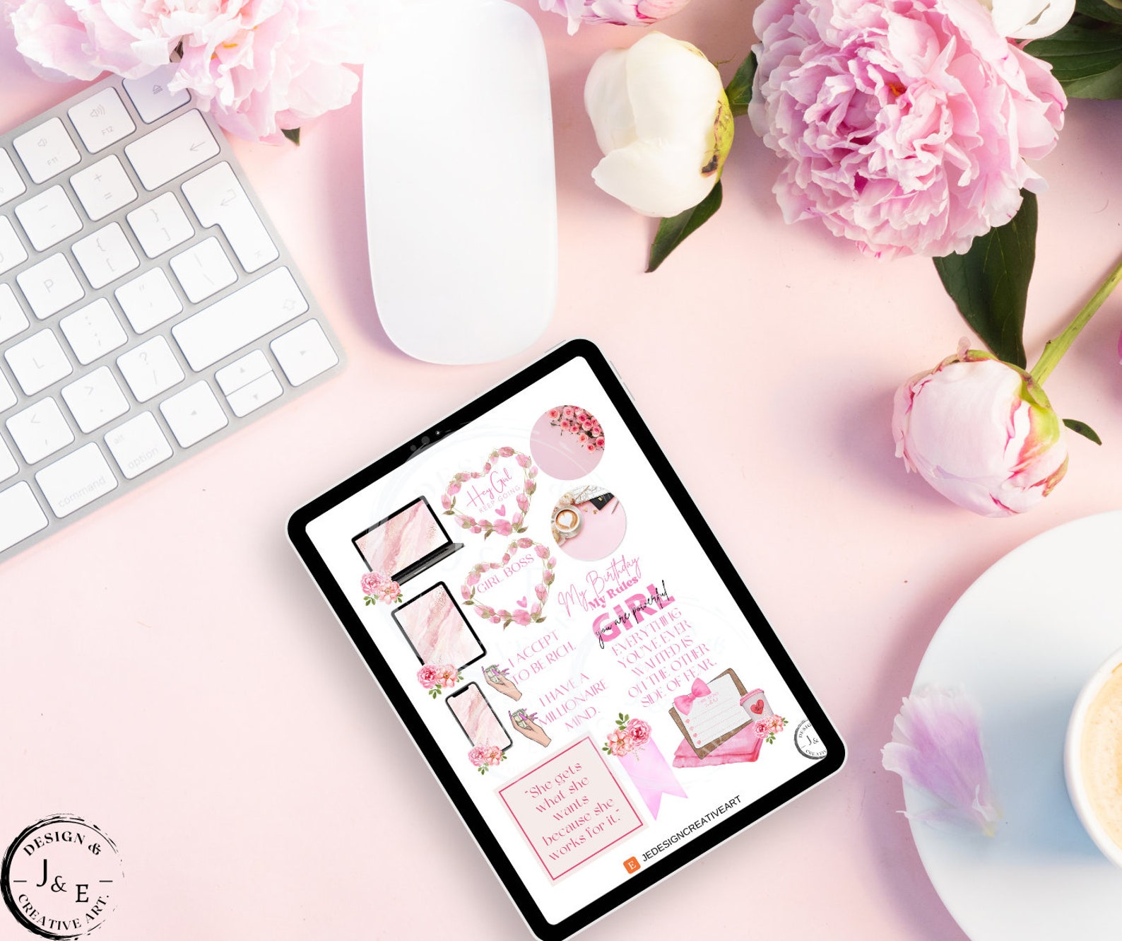 Girl Boss Goodnotes Stickers, Boss Babe Digital Stickers, Business ...