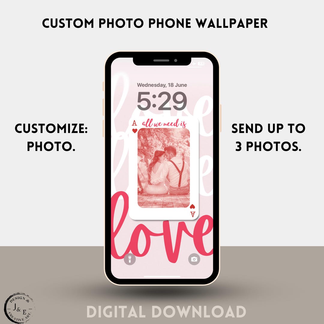 Custom Photo iPhone Wallpaper, Phone Background, Personalization ...