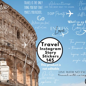 Travel Instagram Story Stickers, Summer Instagram Story Sticker, Beach ...