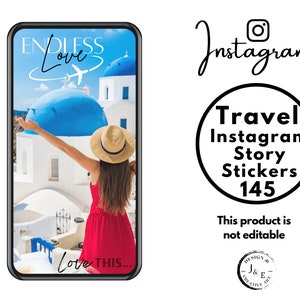 Travel Instagram Story Stickers, Summer Instagram Story Sticker, Beach ...